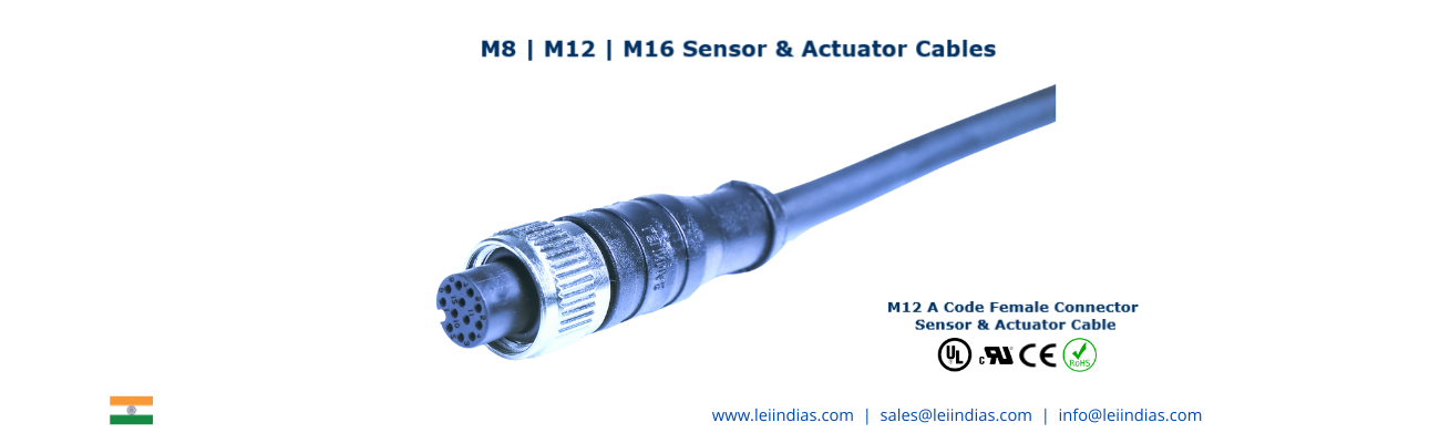 M8 / M12 / M16 Sensor & Actuator Cables