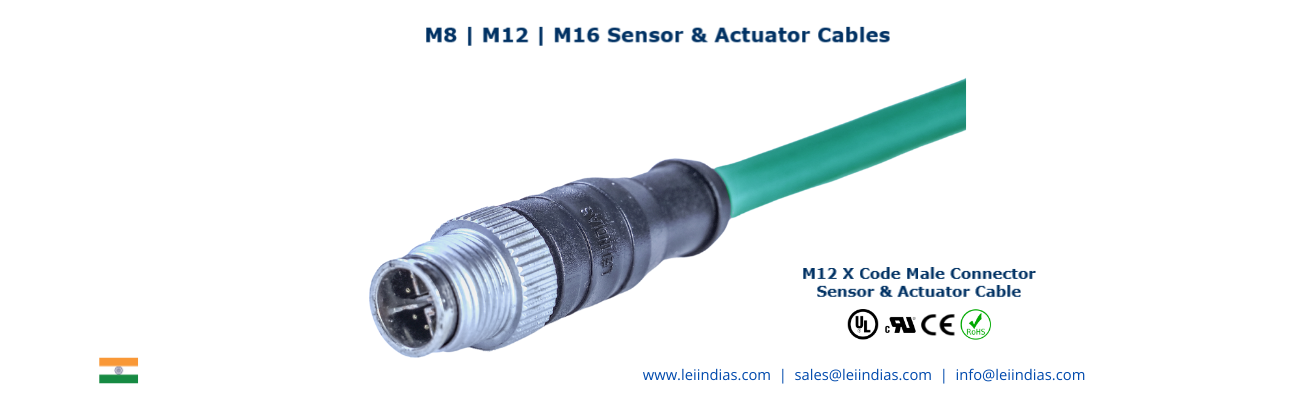 M8 / M12 / M16 Sensor & Actuator Cables